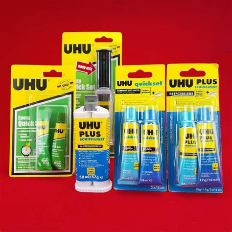 Germany UHU PLUS SCHNELLFEST 5MIN quick-drying epoxy AB glue 45740 ...