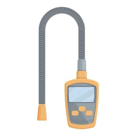 Premium Vector Engineer Gas Detector Icon Cartoon Vector Meter