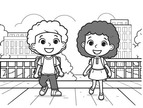 Wonderful Ruby Bridges Coloring Coloring Page