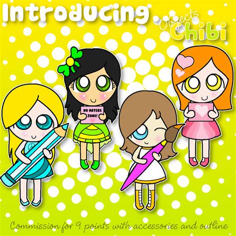 Objects Chibi Commission Promo By Rubydawnx On Deviantart