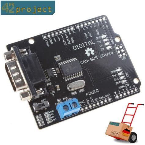 Can Bus Shield Für Arduino Obd2 Obdii Mcp2515 Mcp2551 Mit Sub D 9 Modul Spi