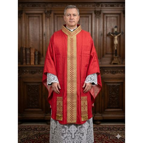 Casula Mod Intreccio Colore Rosso