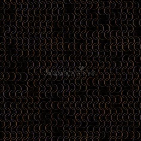 Seamless Pattern Of Rusty Armour Scale Stock Illustration