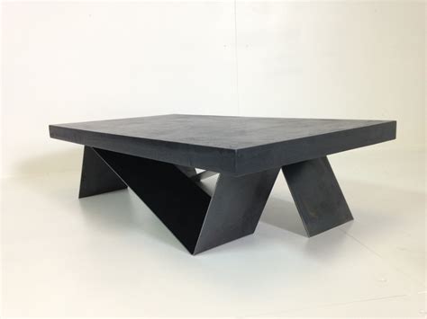 Table Basse Design Metal Brosse