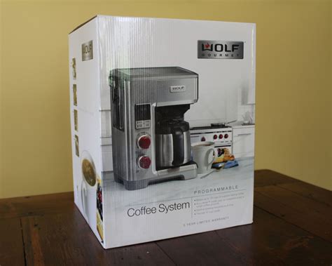 Wolf Gourmet Programmable Coffee Maker System Review One Of Lifes