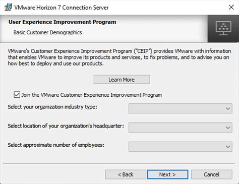 vmware horizon 7 7 connection server installation virtualization howto