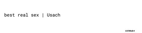 Top Best Real Sex Usach