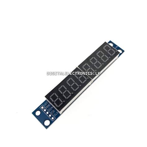 max7219 8 digit seven segment module digitalelectronics
