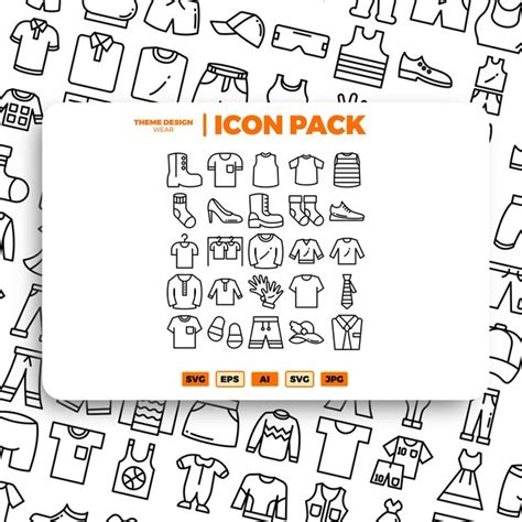 웨어팩의 일러스트 프리미엄 벡터