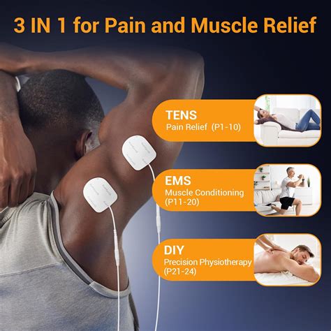 Comfytemp 4 Outputs Tens Unit Muscle Stimulator User Manual