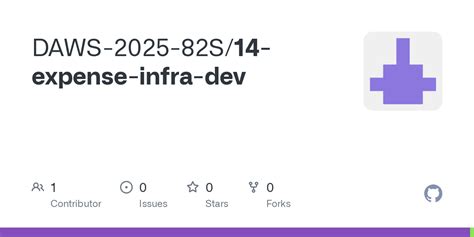 Github Daws 2025 82s14 Expense Infra Dev