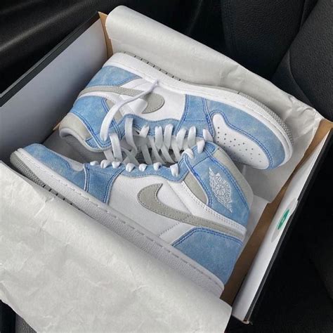 Custom Blue White Jordan 1 High Q Customs And Box Jordan 1