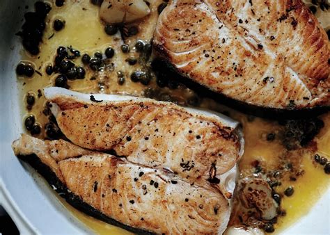 Butter Basted Halibut Steaks With Capers Artofit