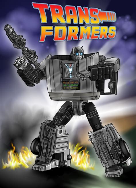 Gigawatt Transformers X Back To The Future Print By Zlyfox On Deviantart