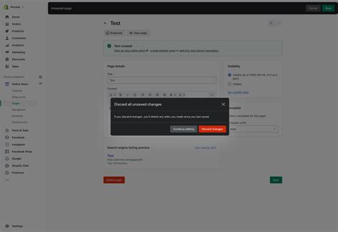 New DL Modal Opened By Contextual Save Bar Is Using Inverted Palette Issue Shopify