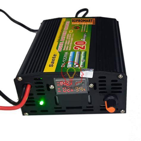 12v 20A Digital Battery Charger Full Auto Digital Display For IPS Battery Dry Battery Acid
