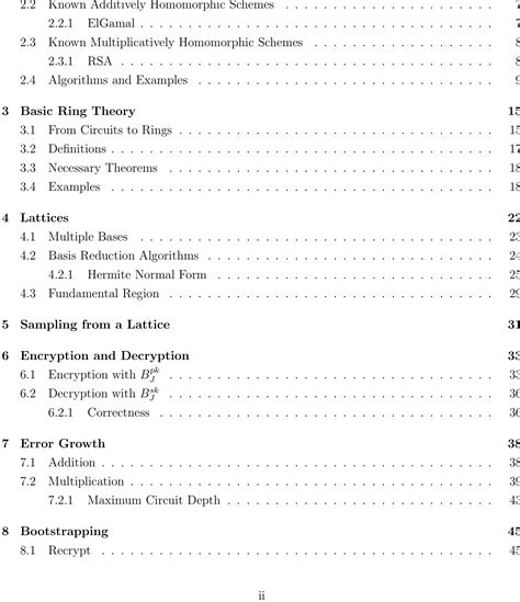 Table 1 A Mathematical Approach To Fully Homomorphic