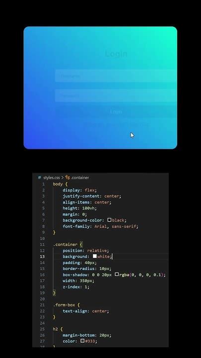 Css Animation For Loginsignup Form Coding Youtubeshorts Css Javascript Shorts Dcodeninja