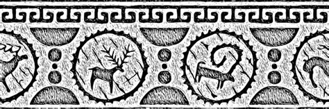 Premium Vector Ethnic Border On The Theme Of Rock Paintings Seamless Pattern Banner Premium Vector Ethnic Border On The Theme Of Rock Paintings Seamless Pattern Banner