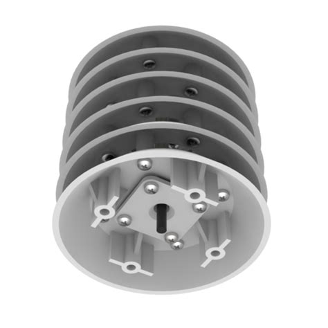 3d Printed Stevenson Screen For The Ds18b20 Temperature Sensor By A Korzh Engineer Pinshape