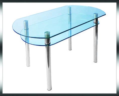 Стіл обідній кс 5 прозорий — ціна 6090 грн у каталозі Столи Купити товари для дому та побуту за