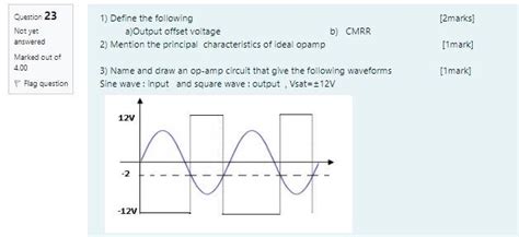 Solved Question 23 2marks Not Yet Answered 1 Define The