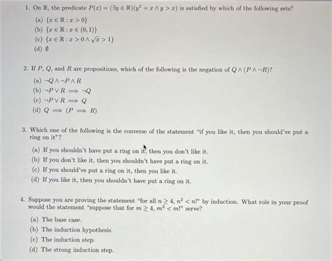 Solved On R The Predicate P X YR Y Xy X Is Chegg