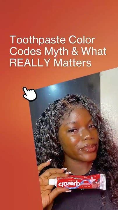 What Toothpaste Colour Codes Actually Mean Shorts Youtube