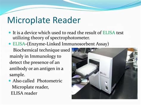 Microplate Reader Pptx