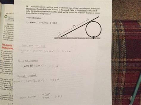 Equilibrium And Find Static Friction Physics Forums