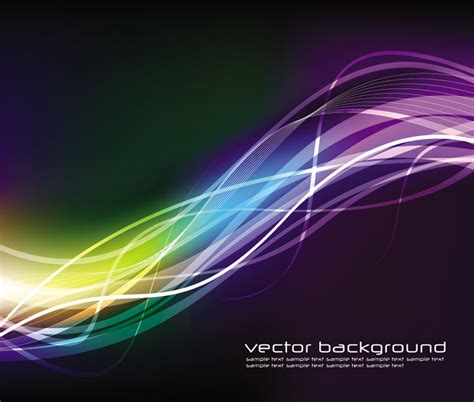 Dynamic Lines Of The Vector Free Vector Vector