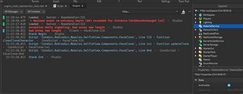 Steps To Reproduce A Major Crash Caused By Network Physics Weirdness And Humanoid Animation Or