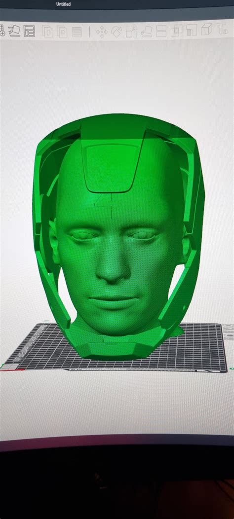 Iron Man Helmet R3dprinting