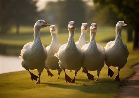 Premium Ai Image Goose