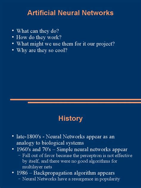 neural network presentation pdf artificial neural network cybernetics