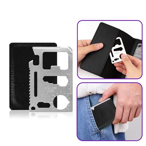 Jual Bz 11in1 Multi Purpose Credit Card Sized Pocket Toolninja Card