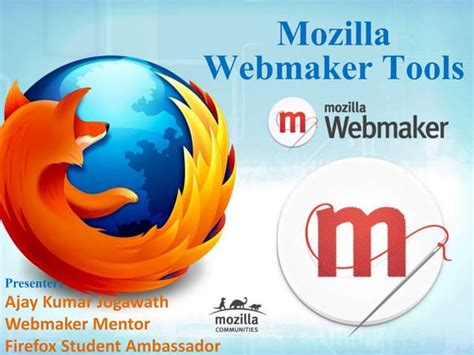 Mozilla Webmaker Ppt