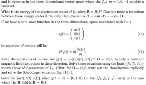 Solved An Object With Intrinsic Angular Momentum Spin 1