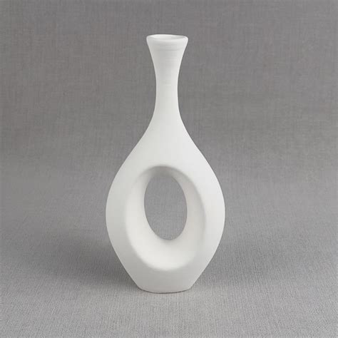 Çini Bisküvisi Orion Çini Vazo Modern Vazo