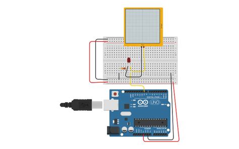 Circuit Design Led With Analogue Output Tinkercad