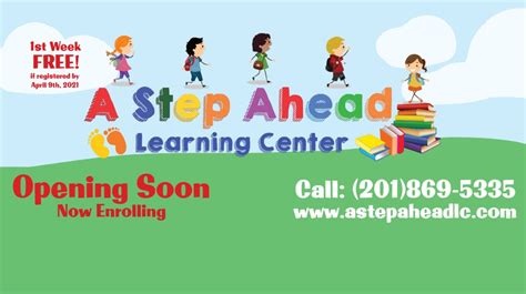 A Step Ahead Learning A Step Ahead Learning Center