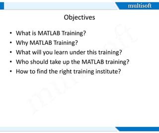 MATLAB Training PPTX