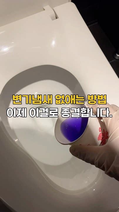 변기냄새 없애는 방법 이걸로 종결합니다 Youtube