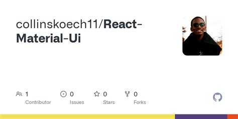 GitHub Collinskoech React Material Ui