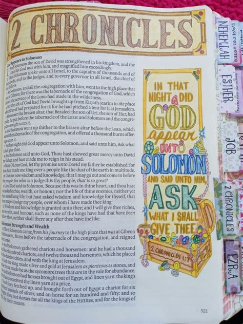 2 Chronicles Bible Journaling Ideas Drawings Inspire Bible