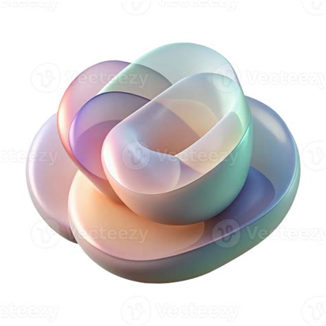 Elegant Abstract A Series Of Overlapping Translucent Shapes Creating A Sense Of Depth And