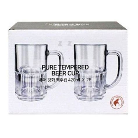 물컵 물잔 주스 커피 잔 음료 맥주 컵 2p 420ml 홈플러스 택배배송