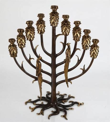 Erte Bronze Menorah 0348 On Jan 07 2023 Roland Ny In Ny