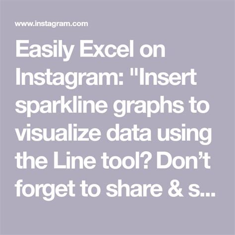 visualize data with sparkline graphs in excel