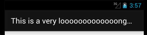 Java Force Actionbar To Show The Complete Title Without Truncation Stack Overflow